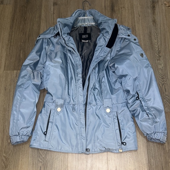 NILS | Jackets & Coats | Nils Blue Puffer Jacket That Has Zipper Front ...